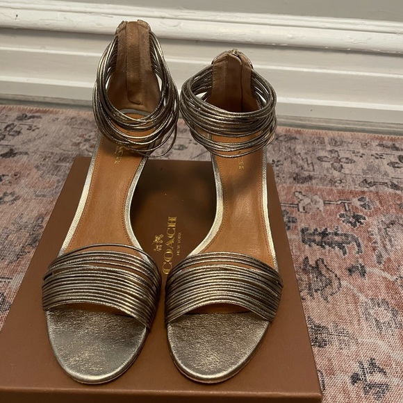 Coach | Shoes | Coach Manya Kitten Heel Sandal | Poshmark